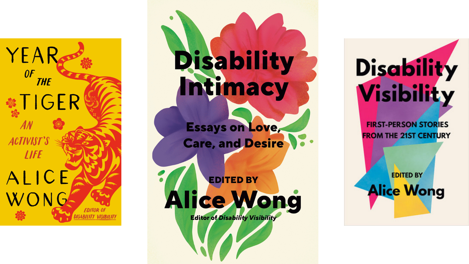 three books – Disability Visibility Project